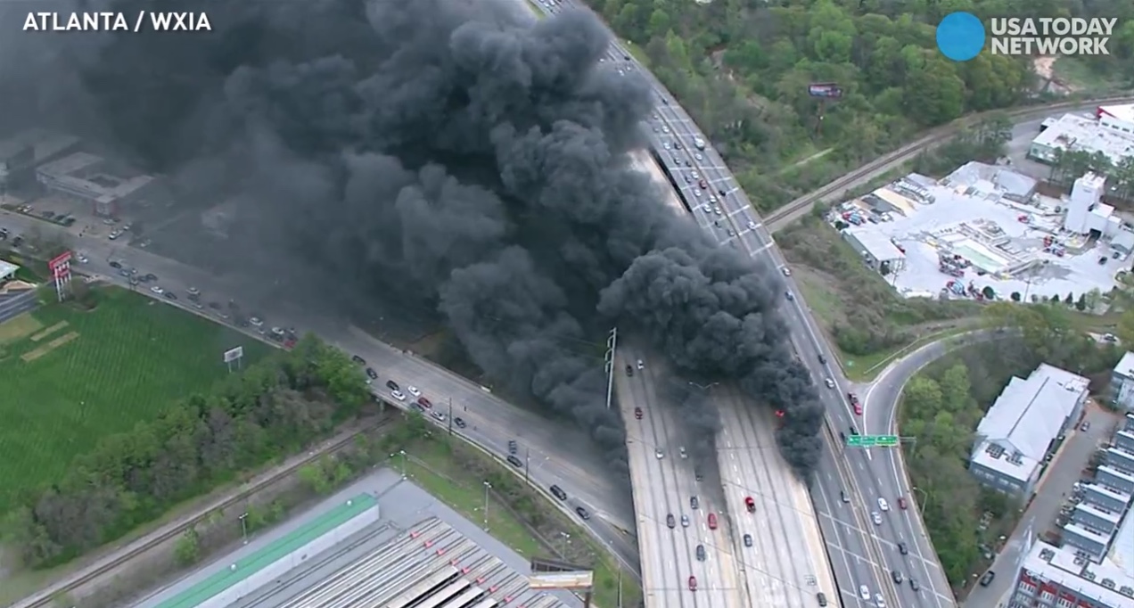 Atlanta I-85 Freeway Fire and Collapse - World Trade Center Comparisons ...