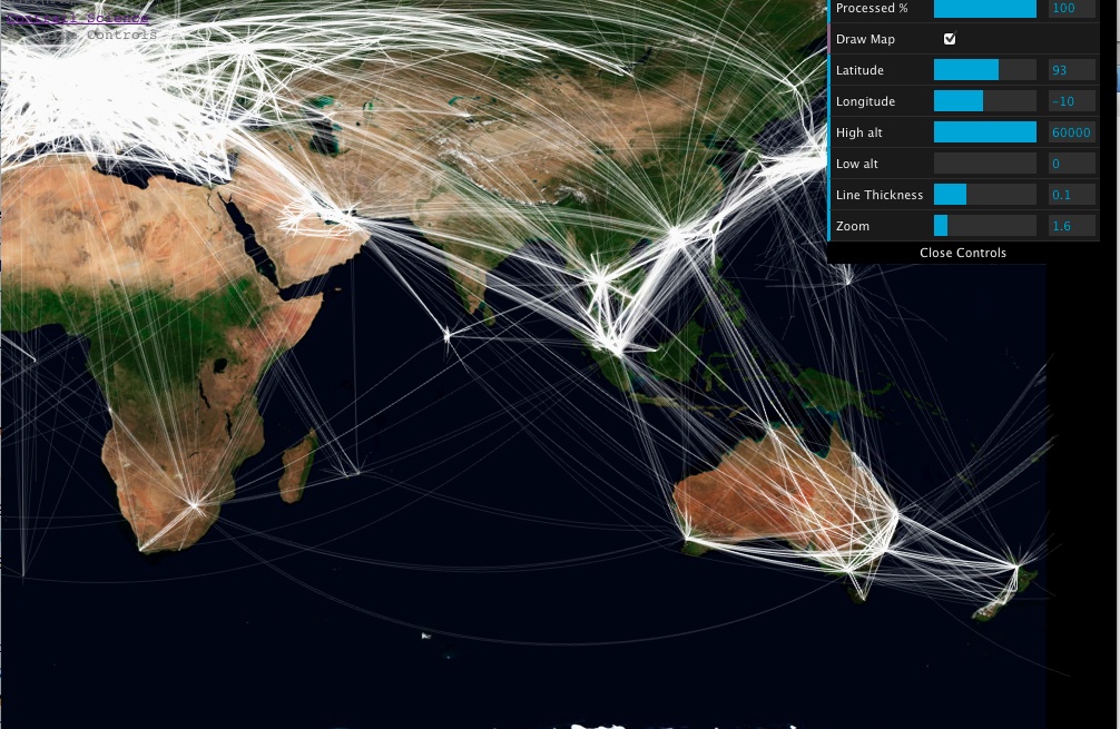 Contrail Science Interactive Flights Map (beta) | Metabunk