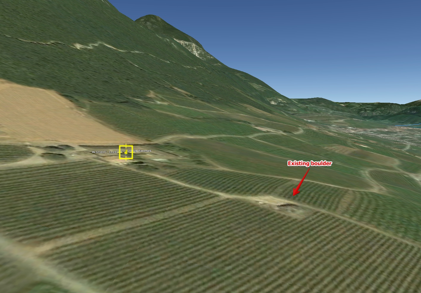 Boulder smashes through Italian farm | Metabunk